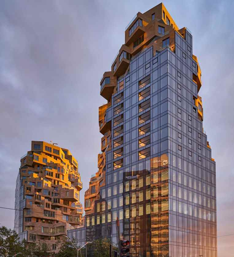 El edificio multifuncional Valley en el Zuidas de Ámsterdam está ...